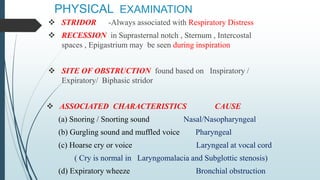 Management of stridor | PPTX
