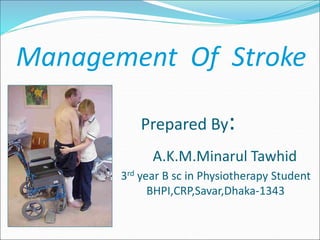 Management of Stroke.ppt