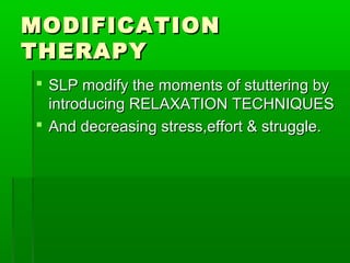 Management of stuttering | PPT