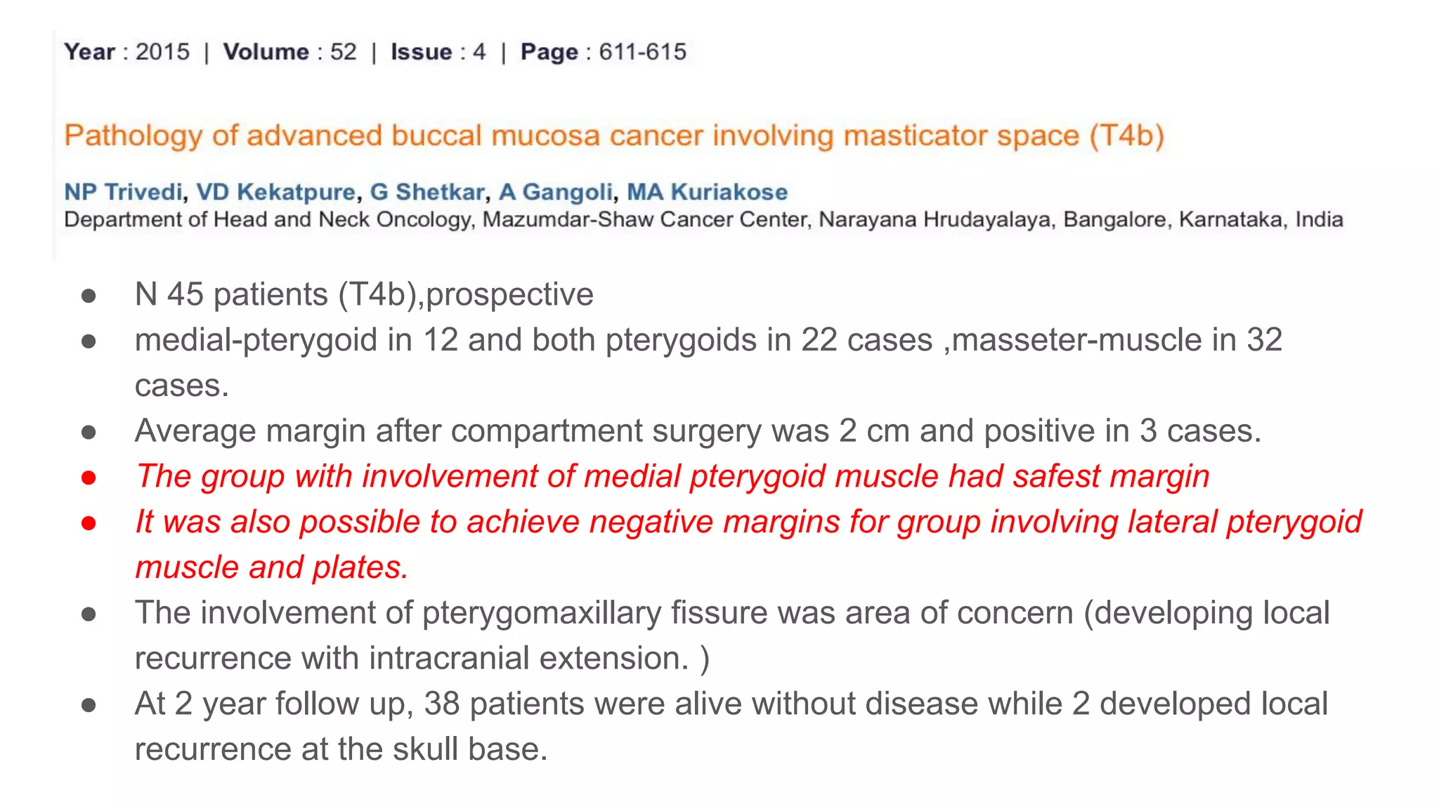 Management of supranotch disease by Dr Ankit Vishwani MCh head and neck ...