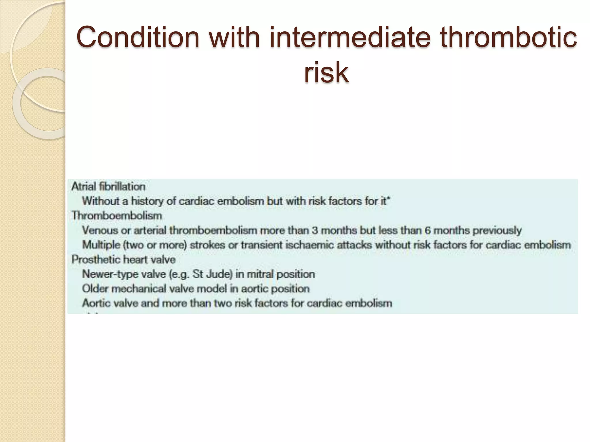 Management of Surgical Patients Receiving Anticoagulation and ...