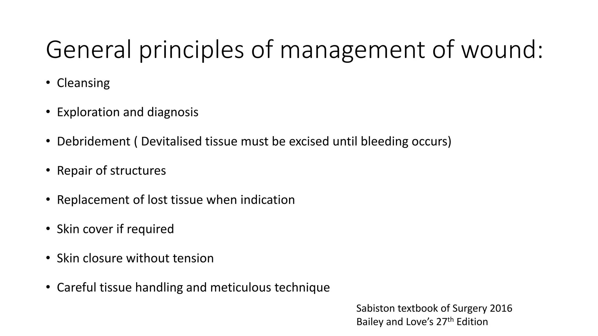 Management of surgical wound | PPTX