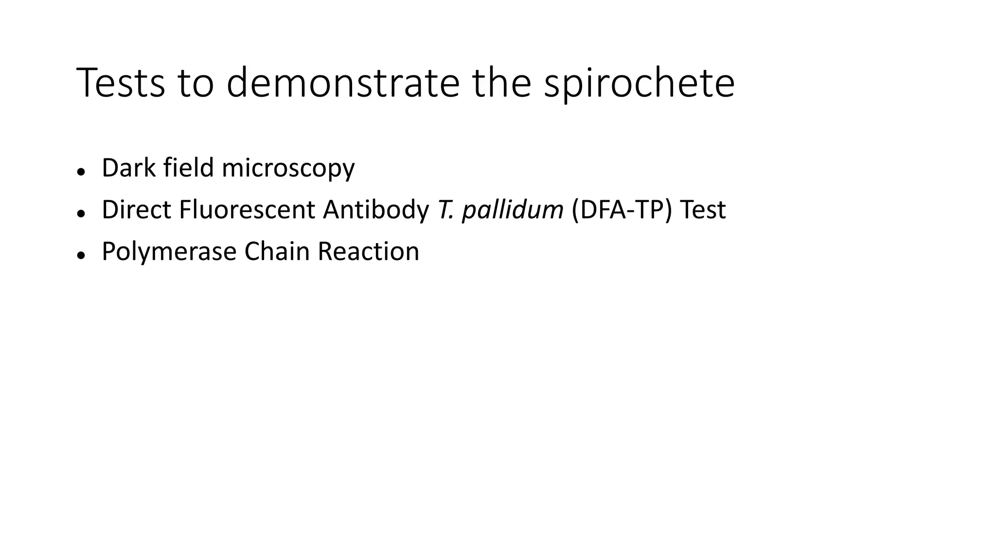 Management of syphilis | PPTX