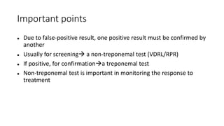 Management of syphilis | PPTX