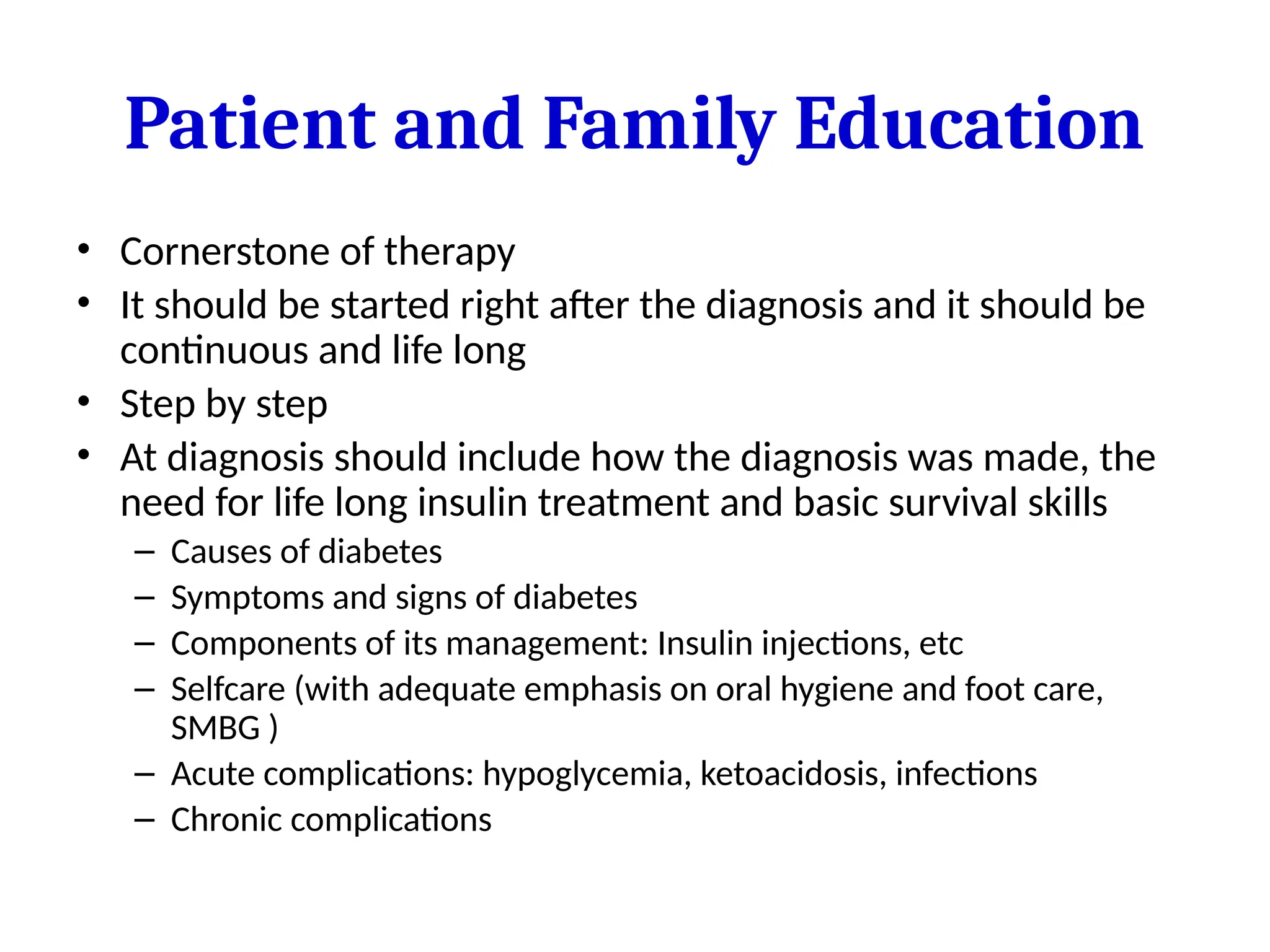 Management of Diabetes militus introduction | PPTX
