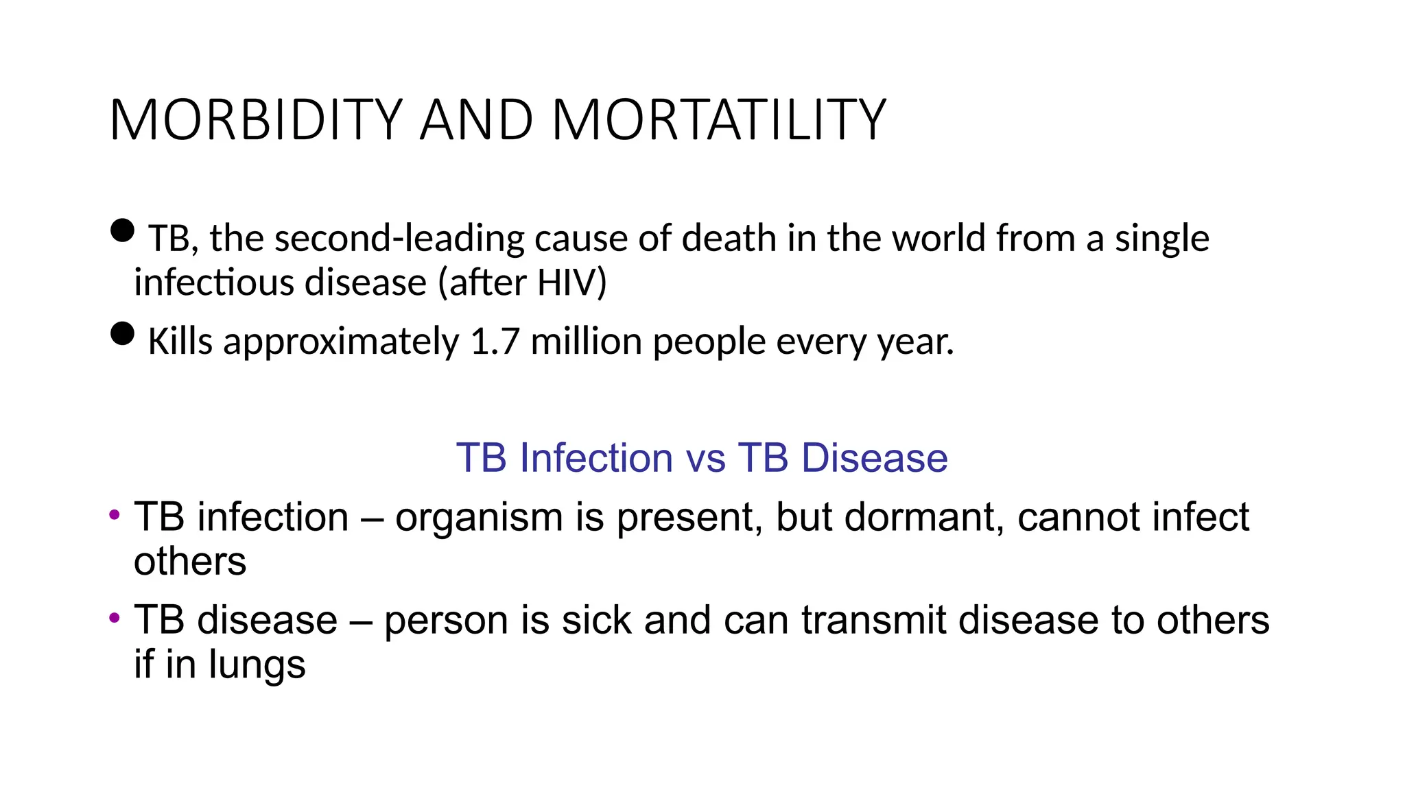 Management of TB and the different clinical guidelines | PPT