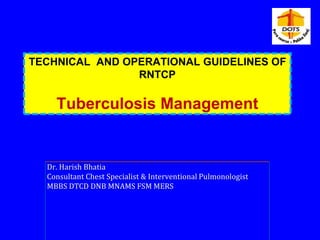 Management of TB 2019 | PPTX