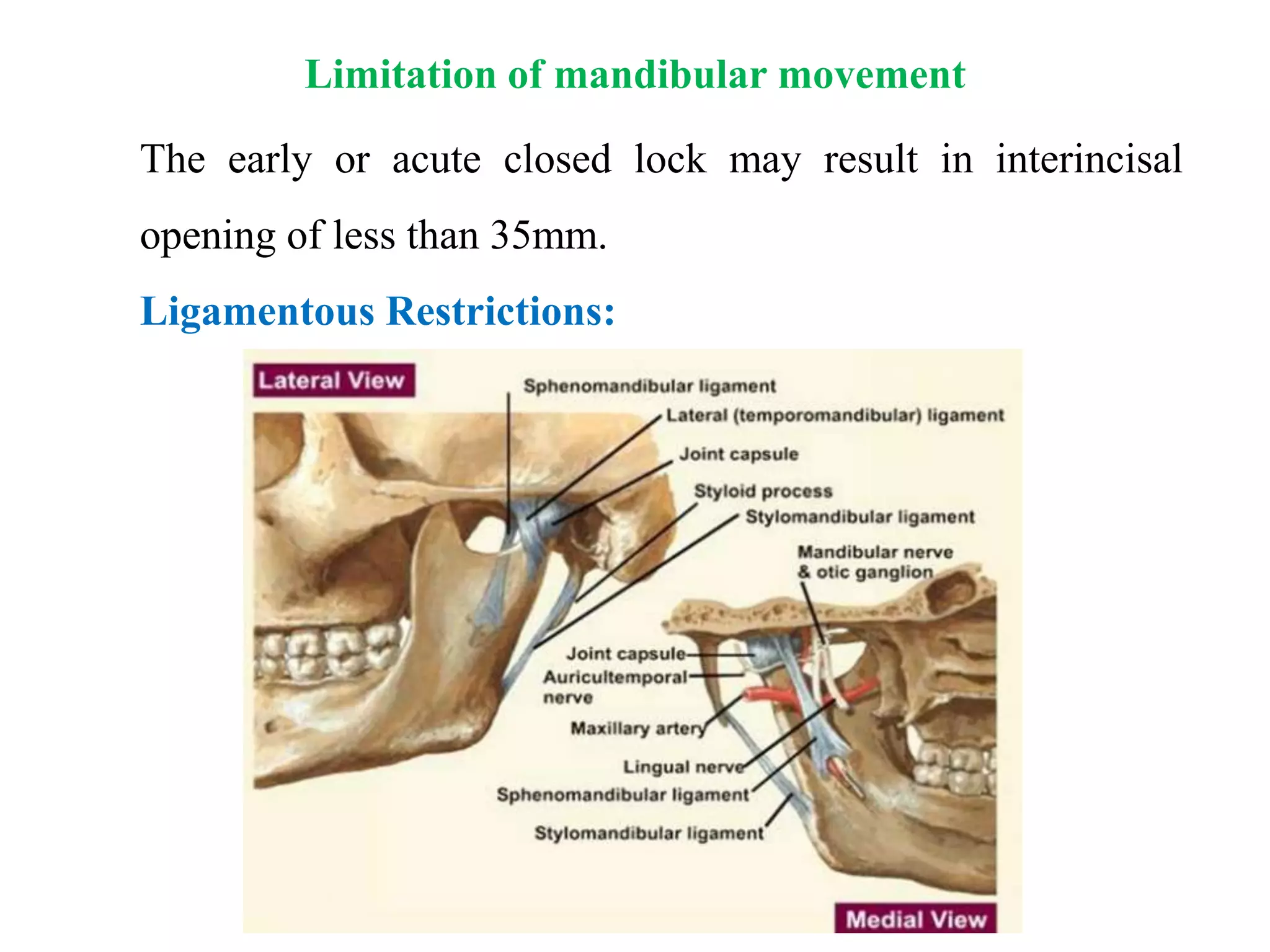 Management of temporomandibular disorders | PPTX