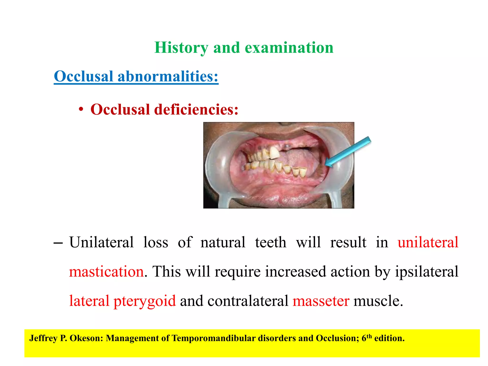 Management of temporomandibular disorders | PPTX