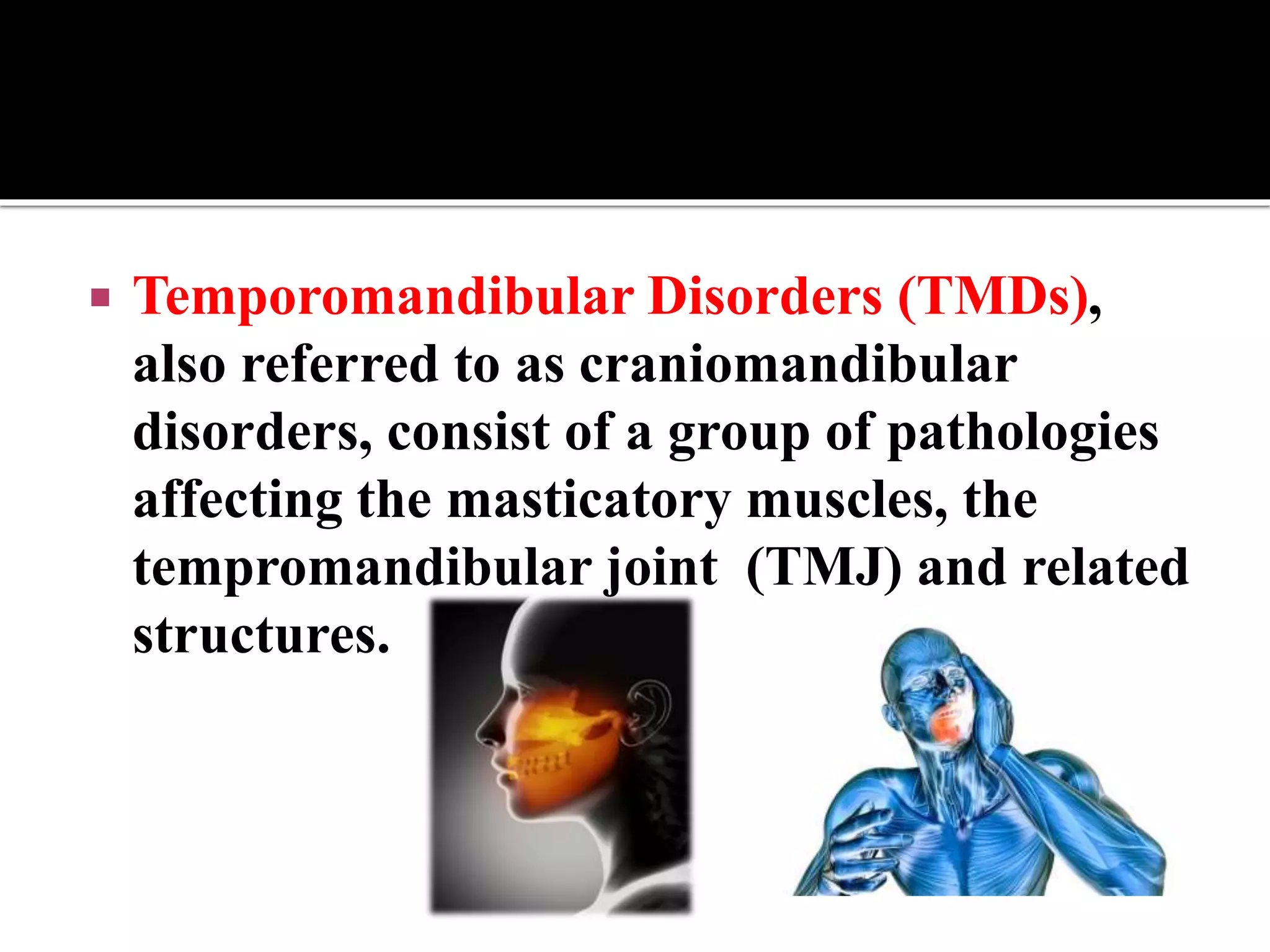 Management of temporomandibular disorders | PPTX