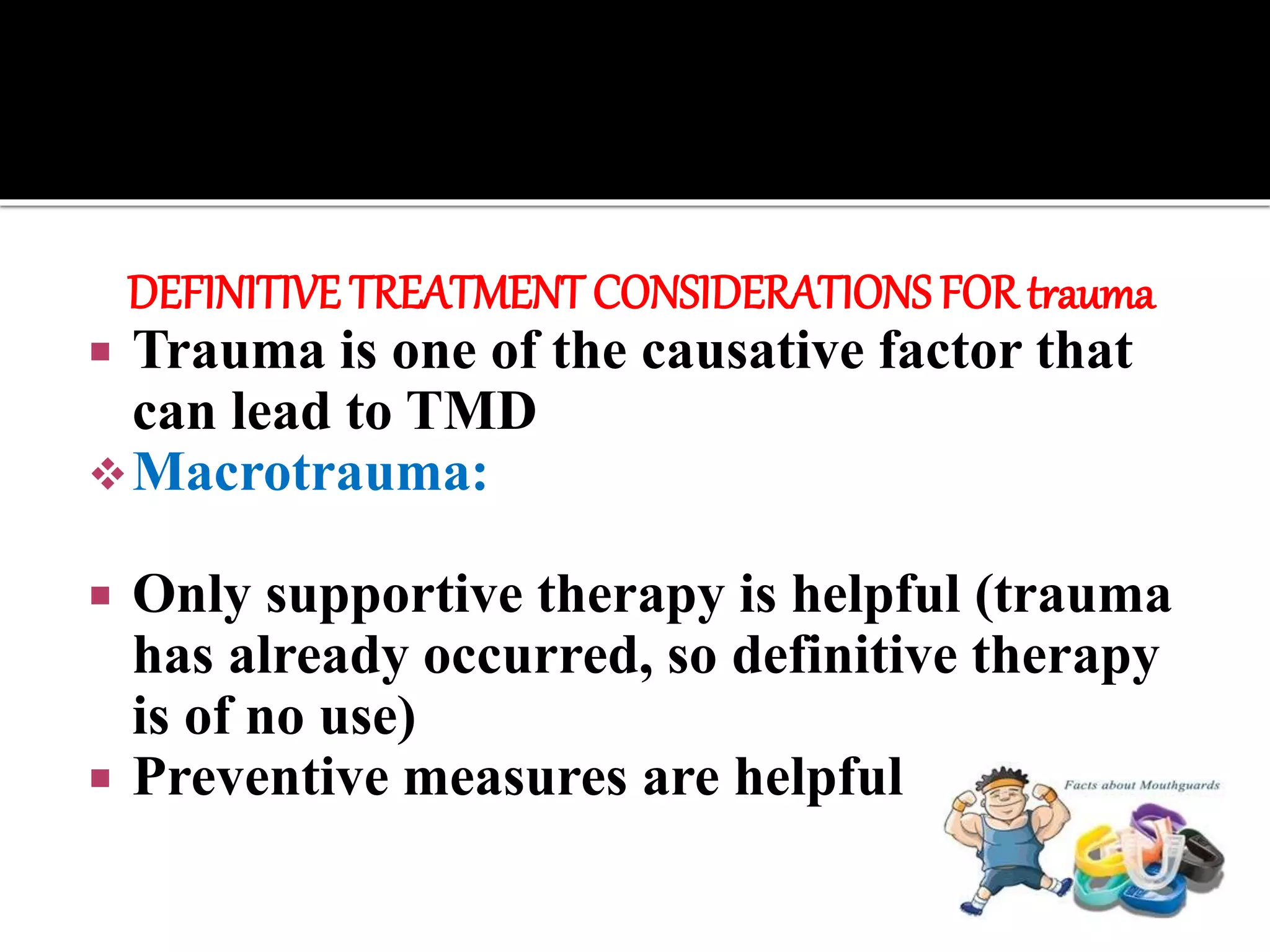 Management of temporomandibular disorders | PPTX