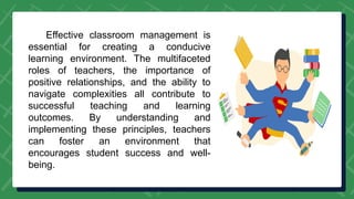 MANAGEMENT OF THE CLASSROOM LEARNING.pptx