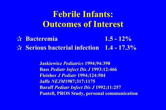 Management Of The Febrile Infant | PPT | Infectious Diseases | Diseases ...