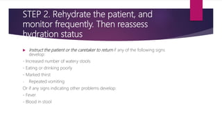 Management of the patient with cholera using who guideline | PPTX