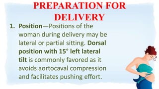 Management of the second stage of labour | PPTX