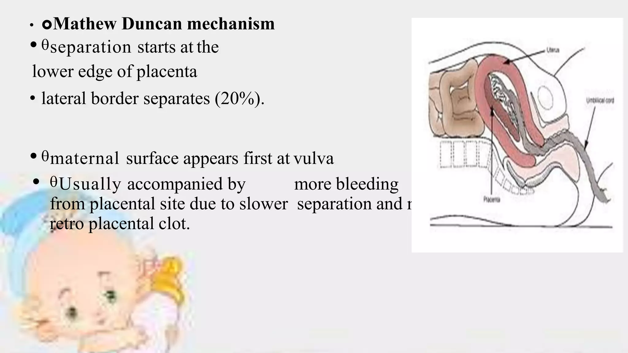 Management of third stage of labour | PPTX