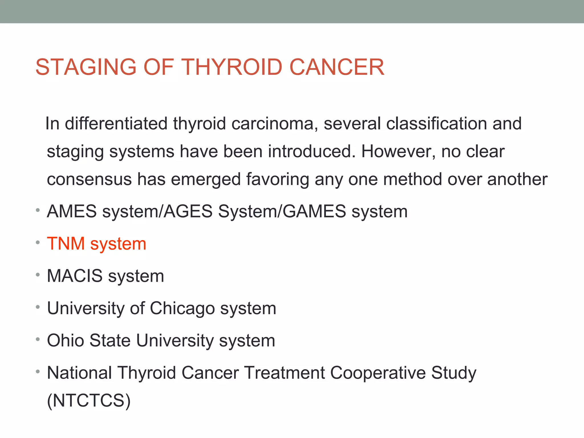 Management of throid cancer | PPT