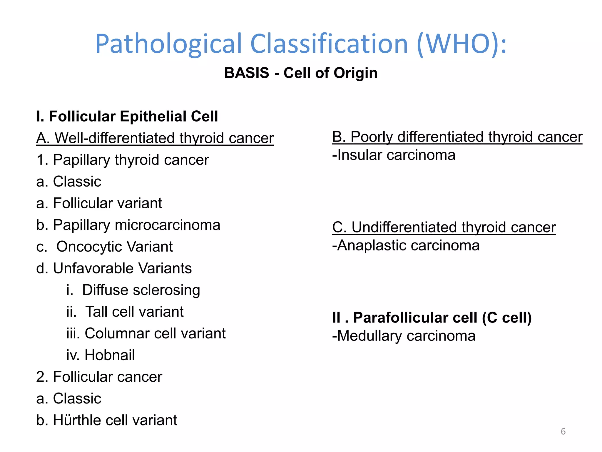 Management of thyroid cancer | PPTX
