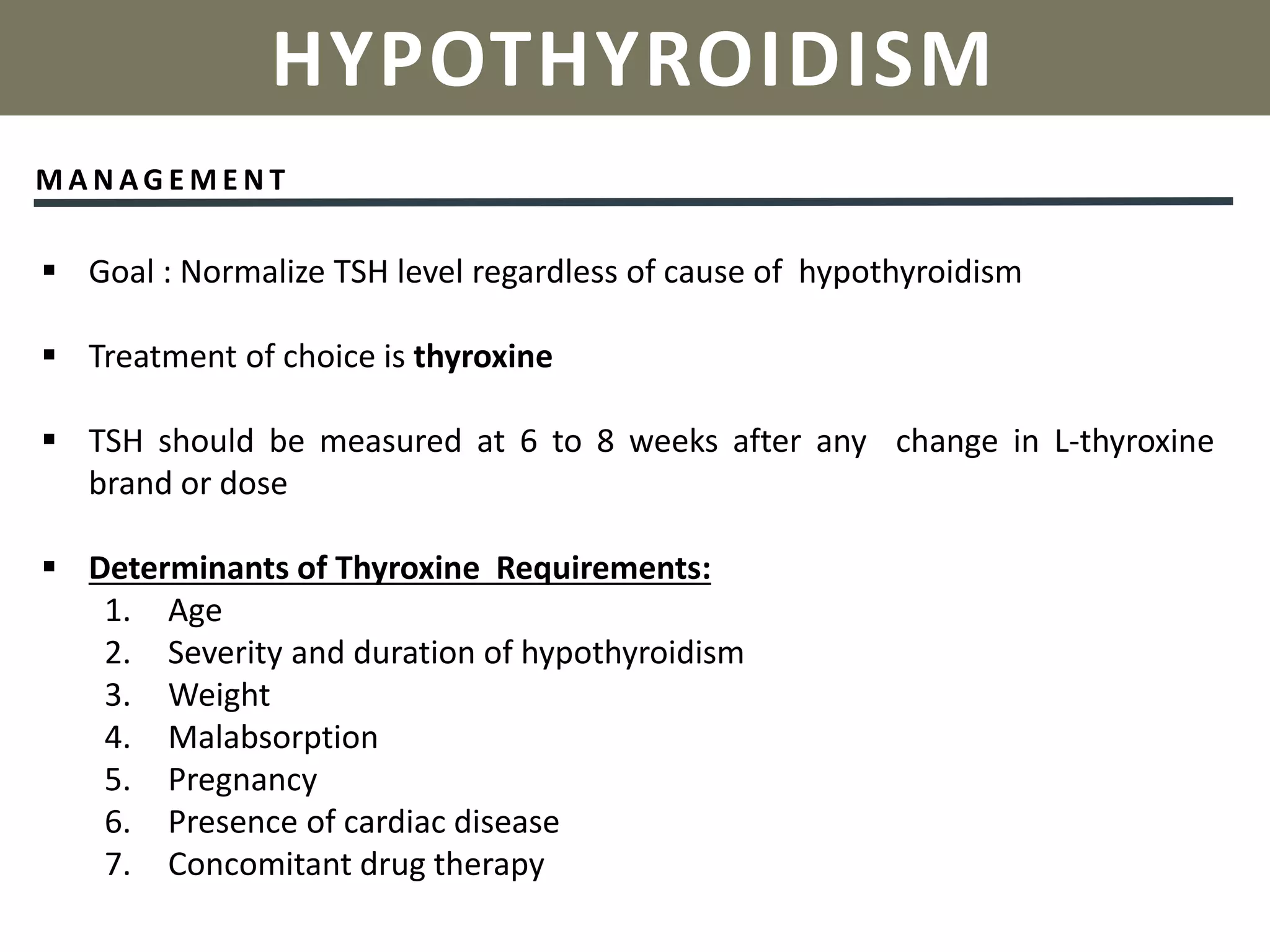 Management of Thyroid Diseases & Emergencies | PPTX
