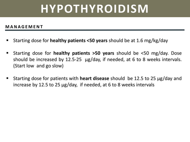 Management of Thyroid Diseases & Emergencies | PPTX