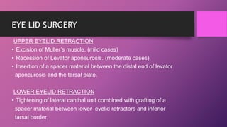 Management of thyroid eye disease | PPTX