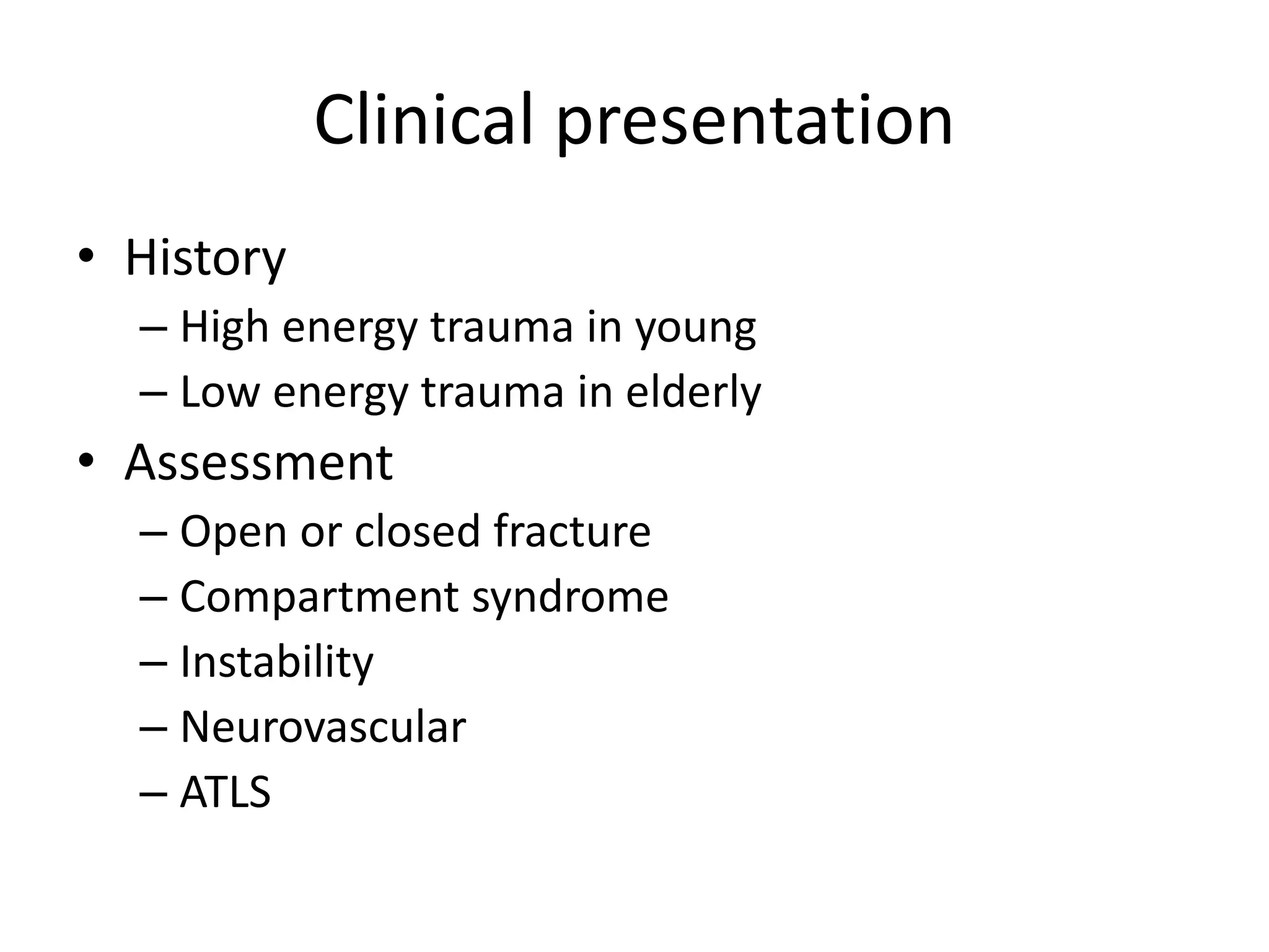 Management of tibial plateau fracture | PPTX