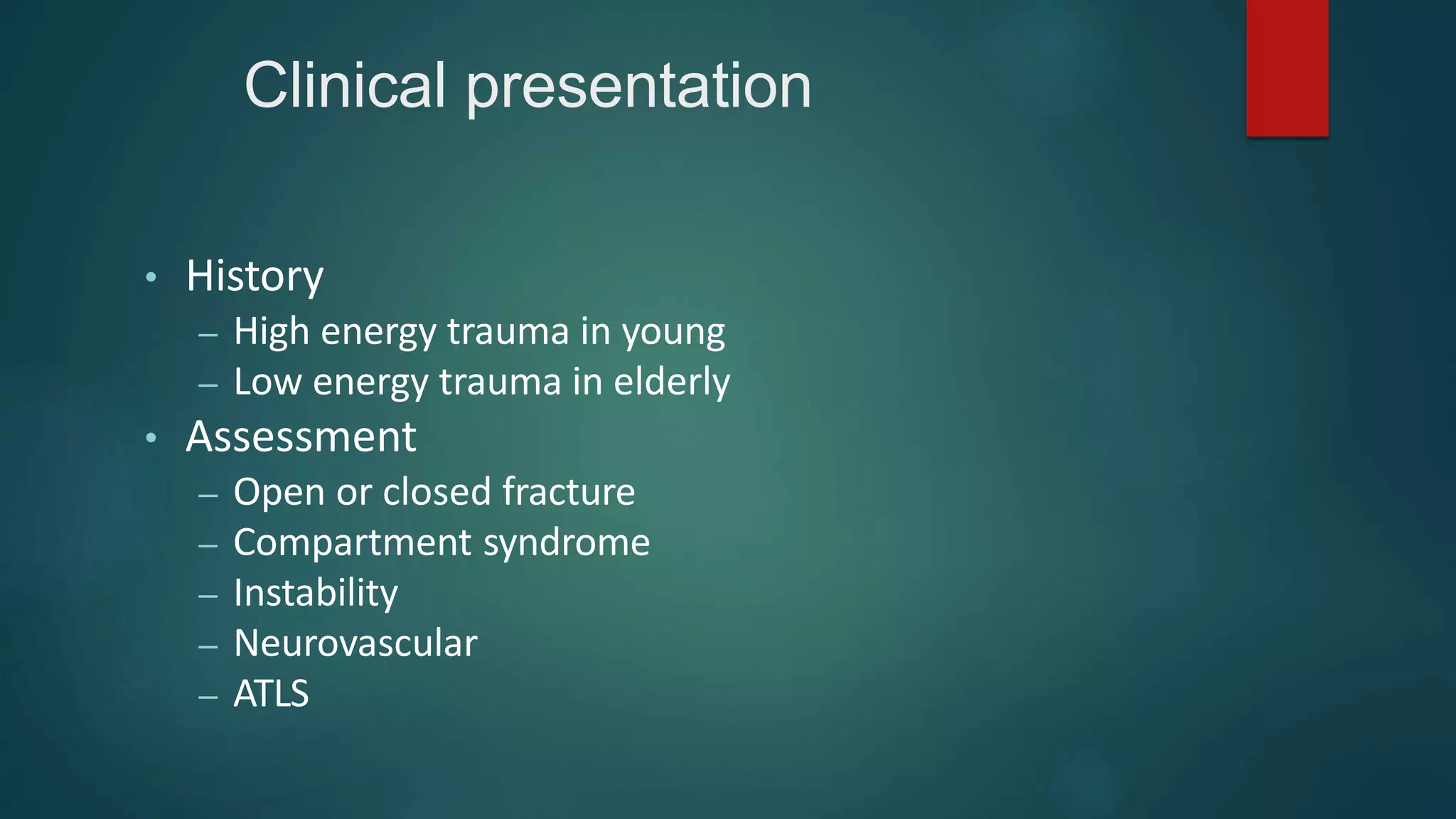 Management of tibial plateau fracture | PPTX