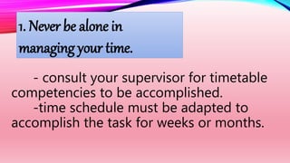 Management of Time | PPT