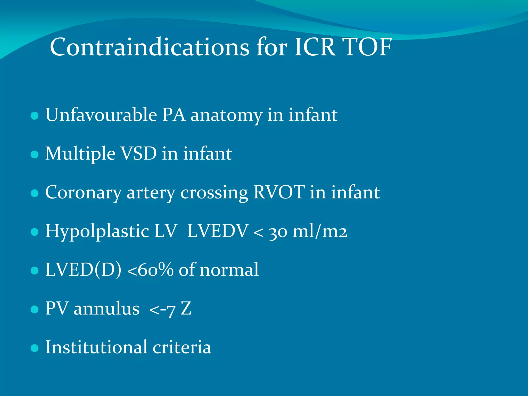 Management of Tetralogy of Fallot | PPTX