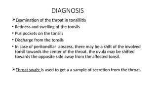 management of tonsilliti٠ززوووووووووزززززووززززوووووووووو | PPT