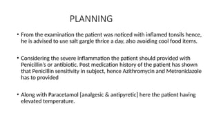management of tonsilliti٠ززوووووووووزززززووززززوووووووووو | PPTX