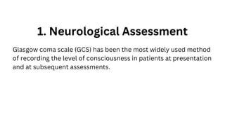 Management of Traumatic Brain Injury | PPTX