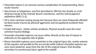 Management of Traumatic Choroidal Ruptures.pptx
