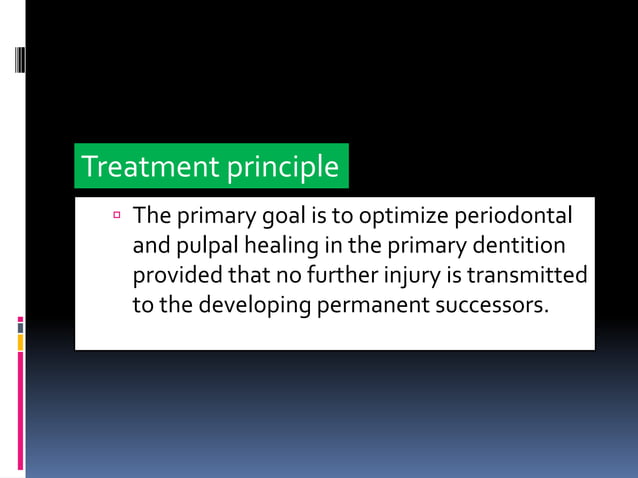Management of traumatic dental injury of primary teeth | PPTX | Dental ...