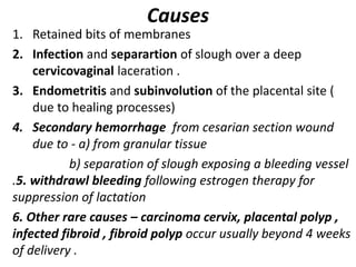 Management of true postpartum hemorrage | PPTX