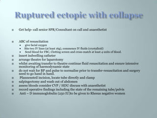 Management of tubal ectopic pregnancy | PPTX