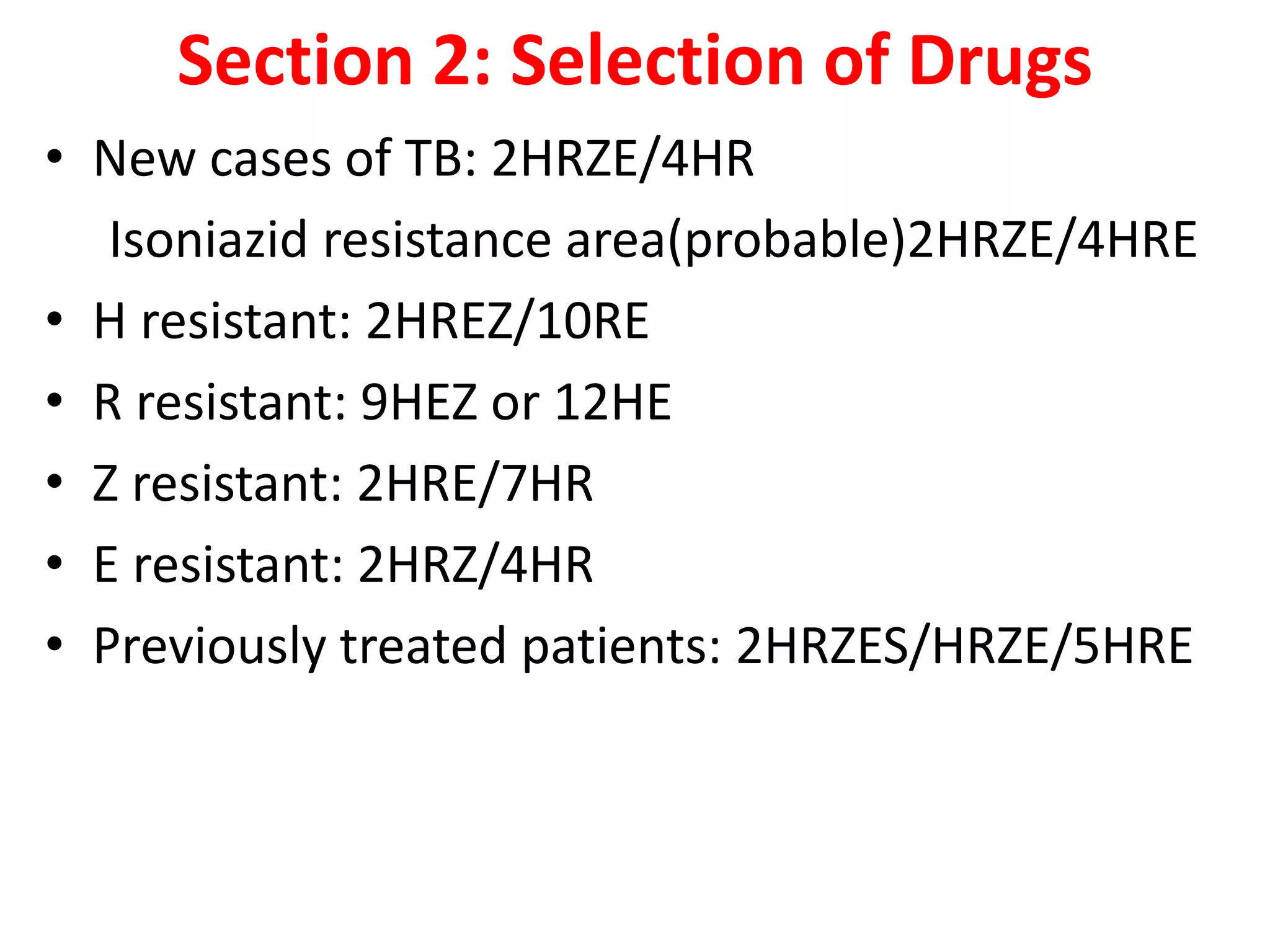 Tuberculosis- management and treatment | PPTX