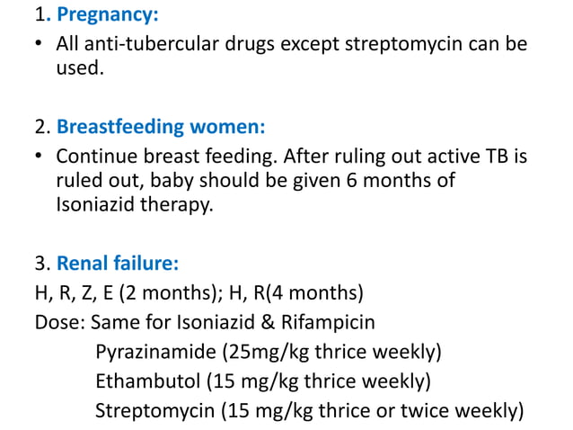 Tuberculosis- management and treatment | PPTX | Lung and Respiratory ...