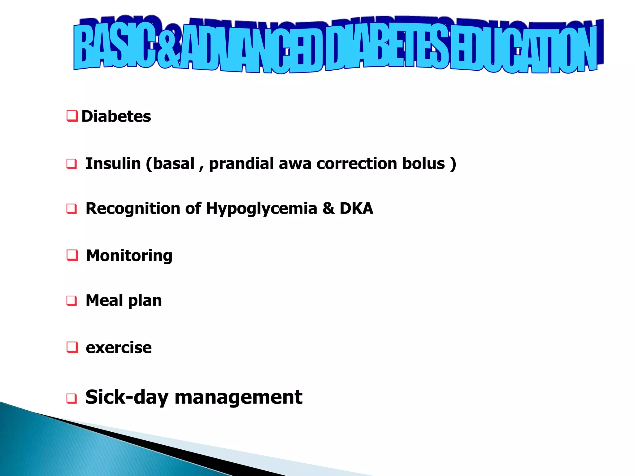 Management of TYPE 1 DIABETES MELLITUS | PPTX