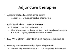Management of Ulcerative Colitis: Adjunctive therapies, Surgical ...