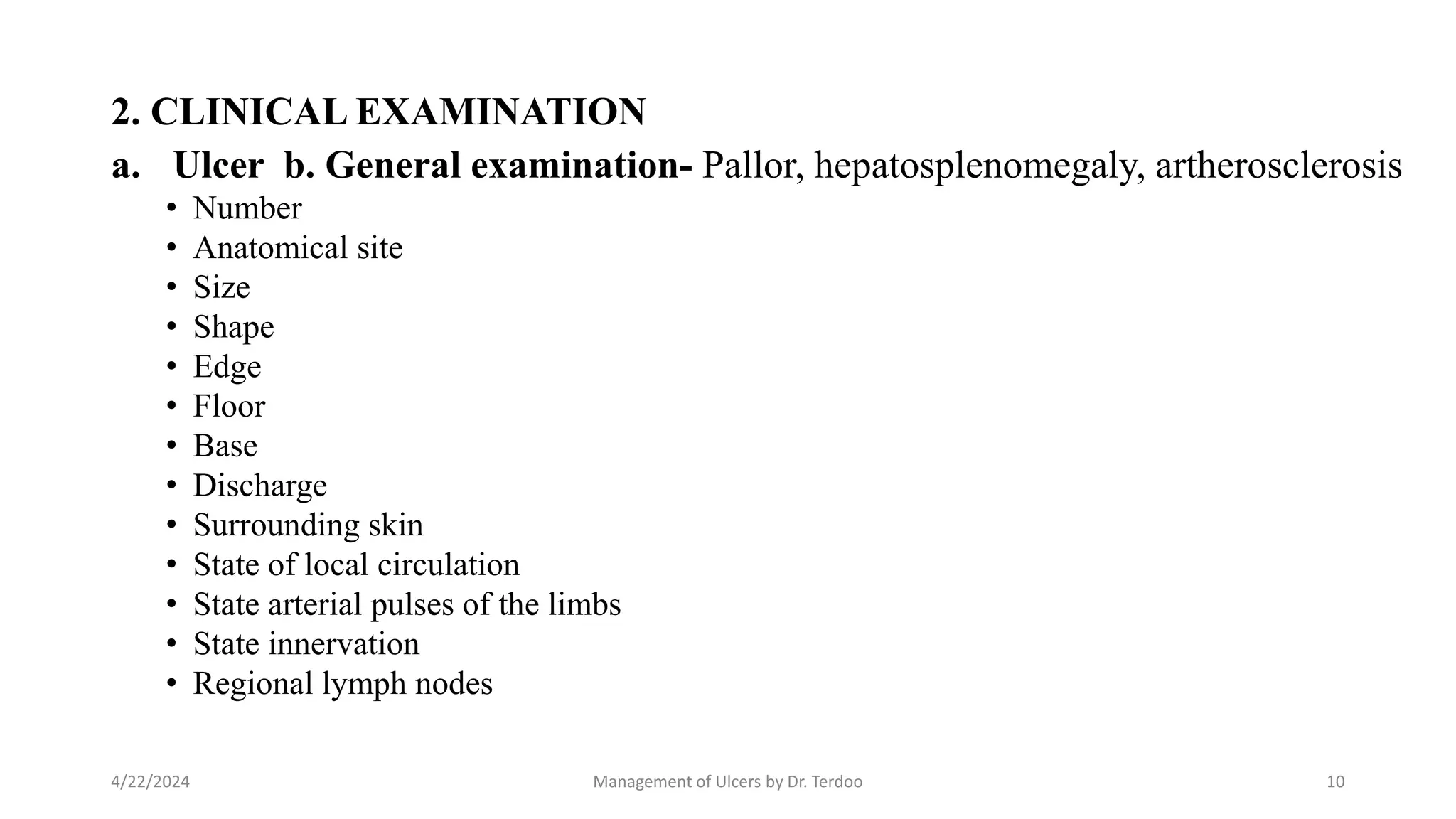 Management of cutaneous ulcers by Dr. Terdoo M.I .pptx