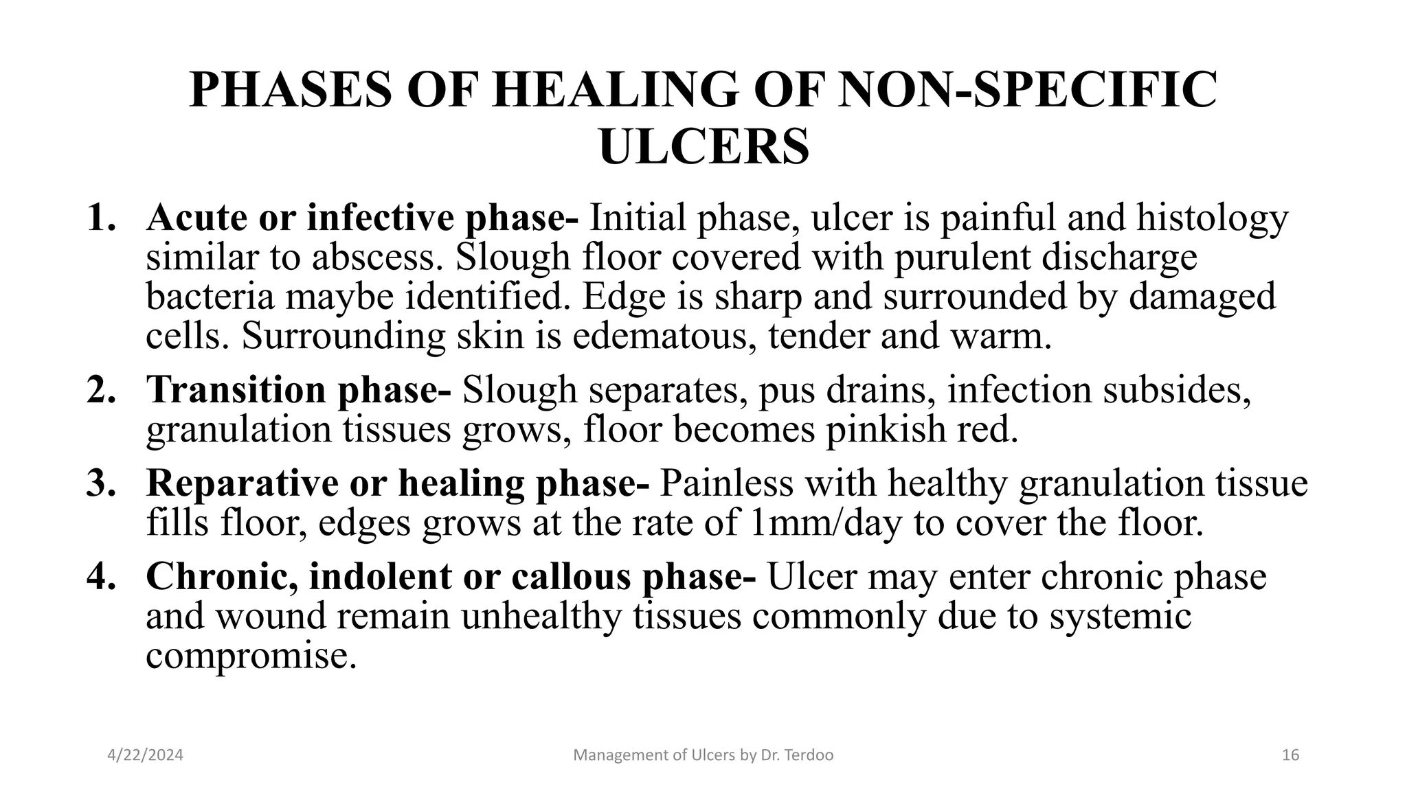 Management of cutaneous ulcers by Dr. Terdoo M.I .pptx