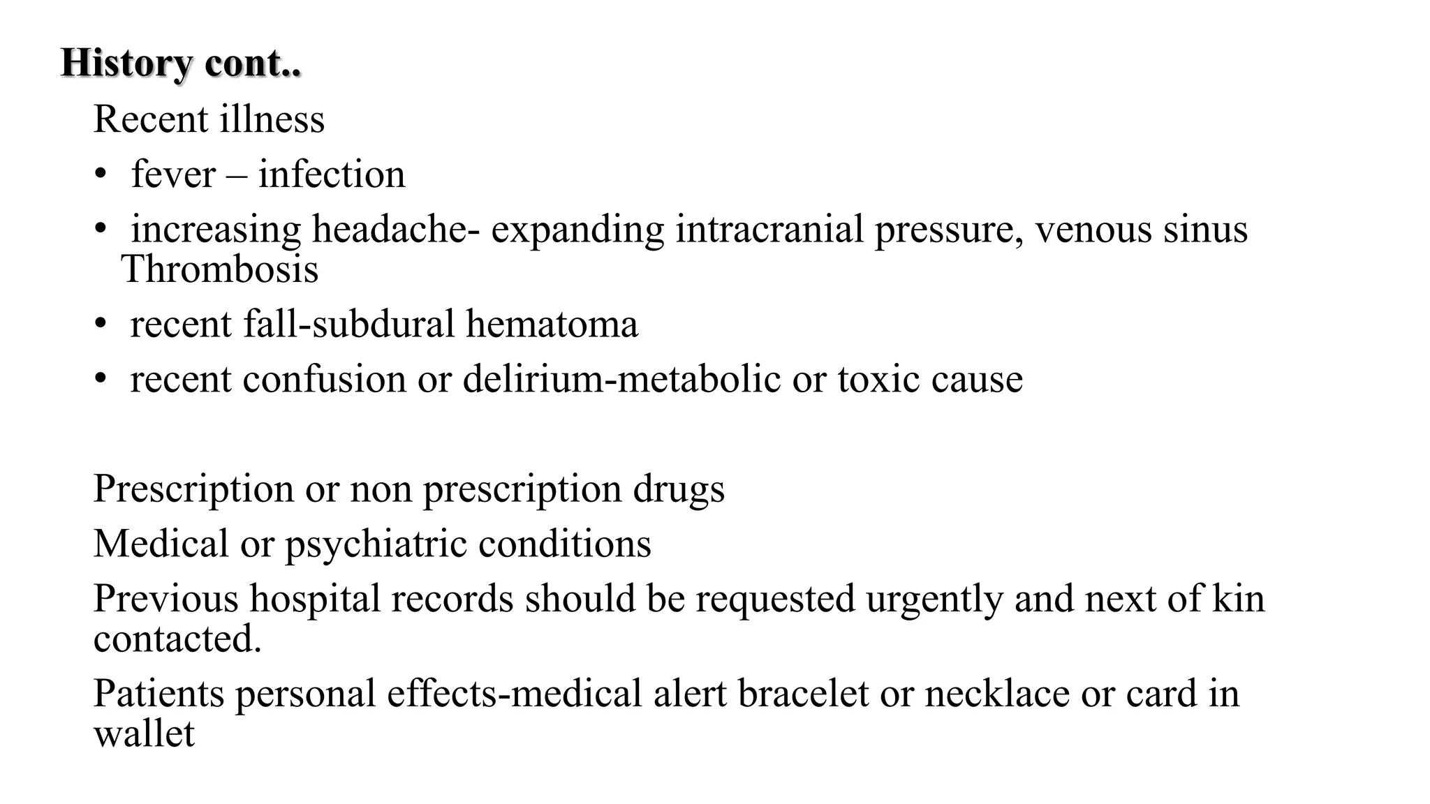 MANAGEMENT OF UNCONCIOUS PATIENT IN EMERGENCY | PPTX