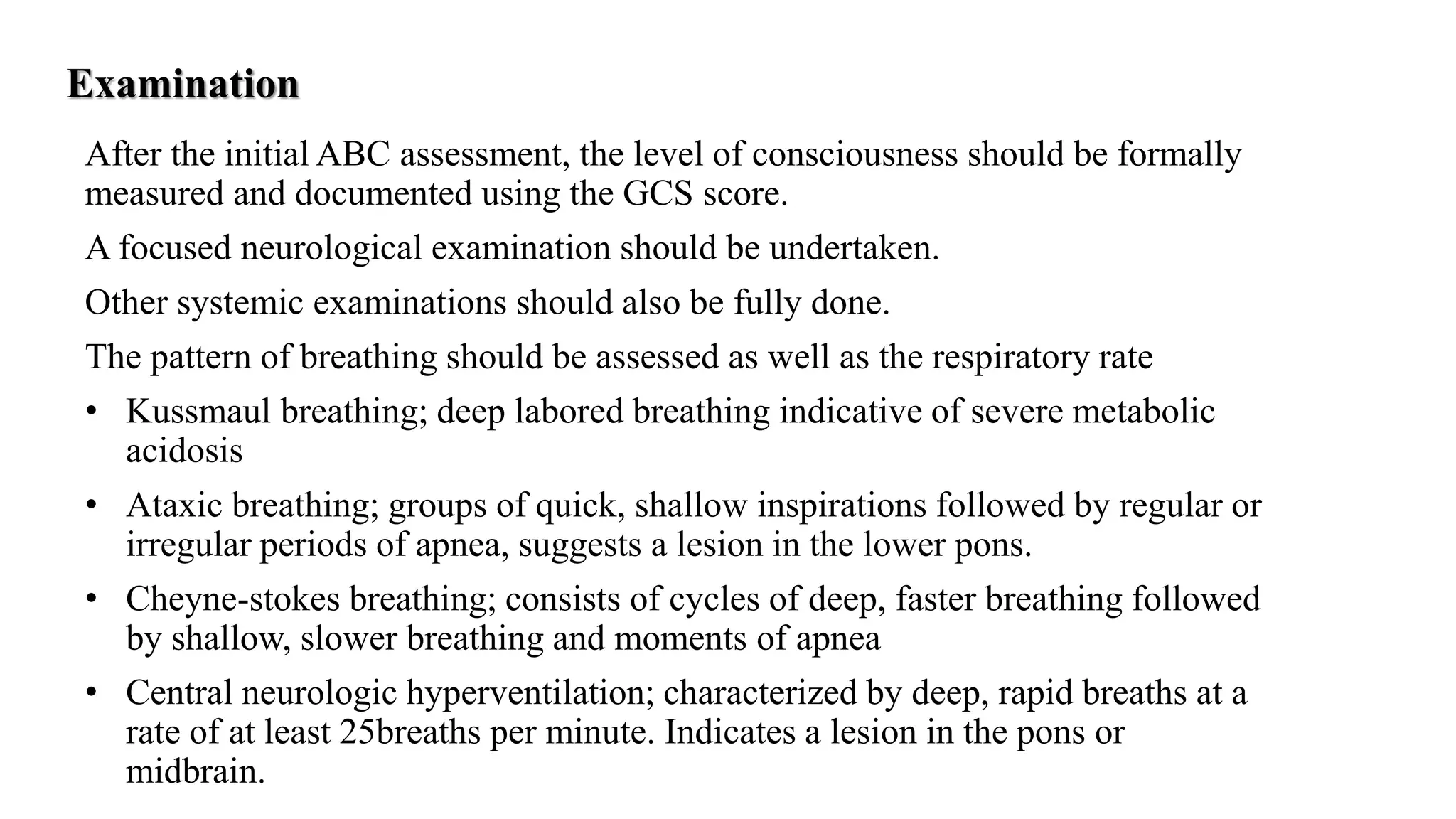 MANAGEMENT OF UNCONCIOUS PATIENT IN EMERGENCY | PPTX