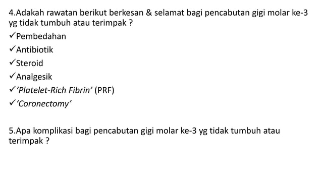 Management of Unerupted & Impacted 3rd molar.pptx