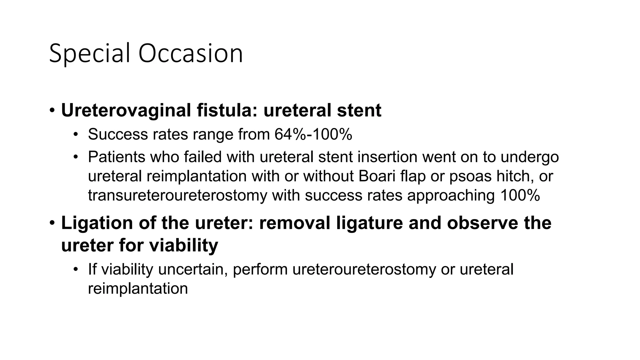 Management of Ureteric Injury.pptx