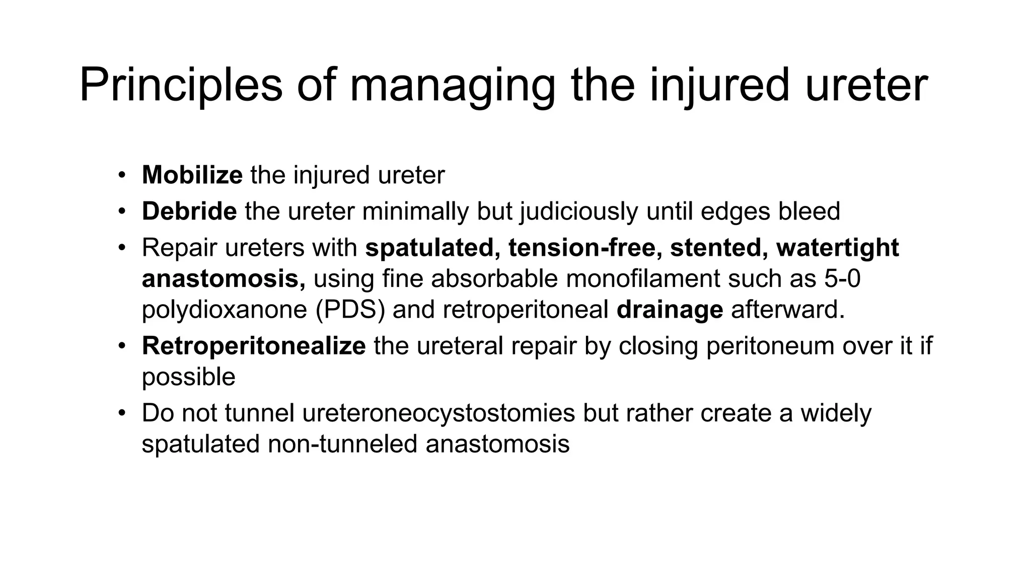 Management of Ureteric Injury.pptx