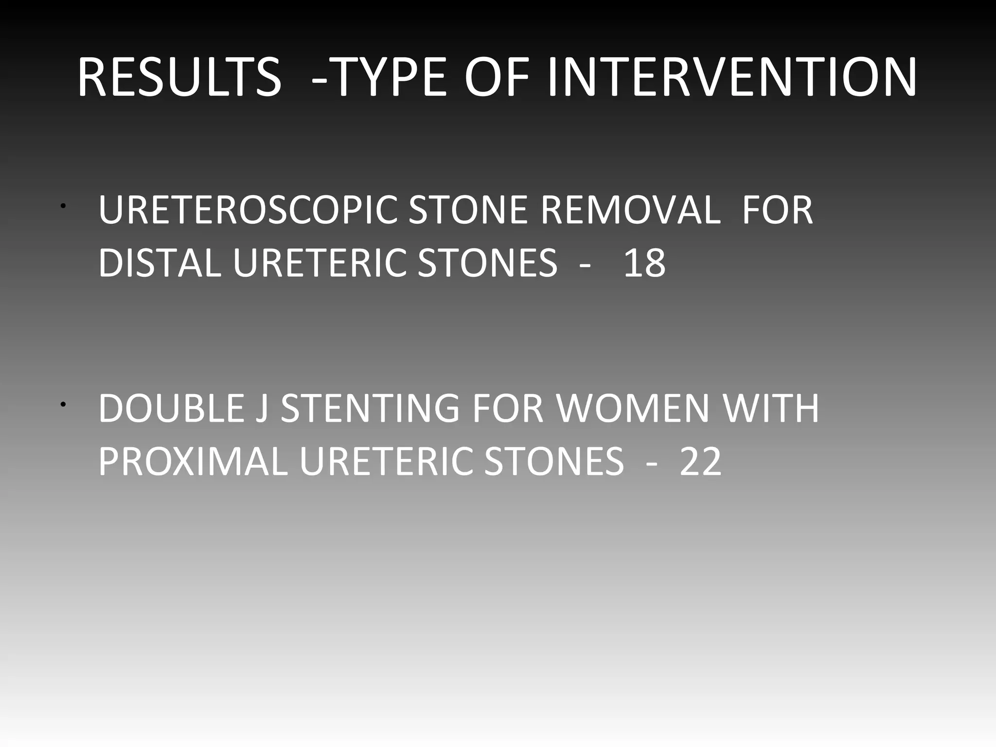 Management of ureteric stones during pregnancy | ODP