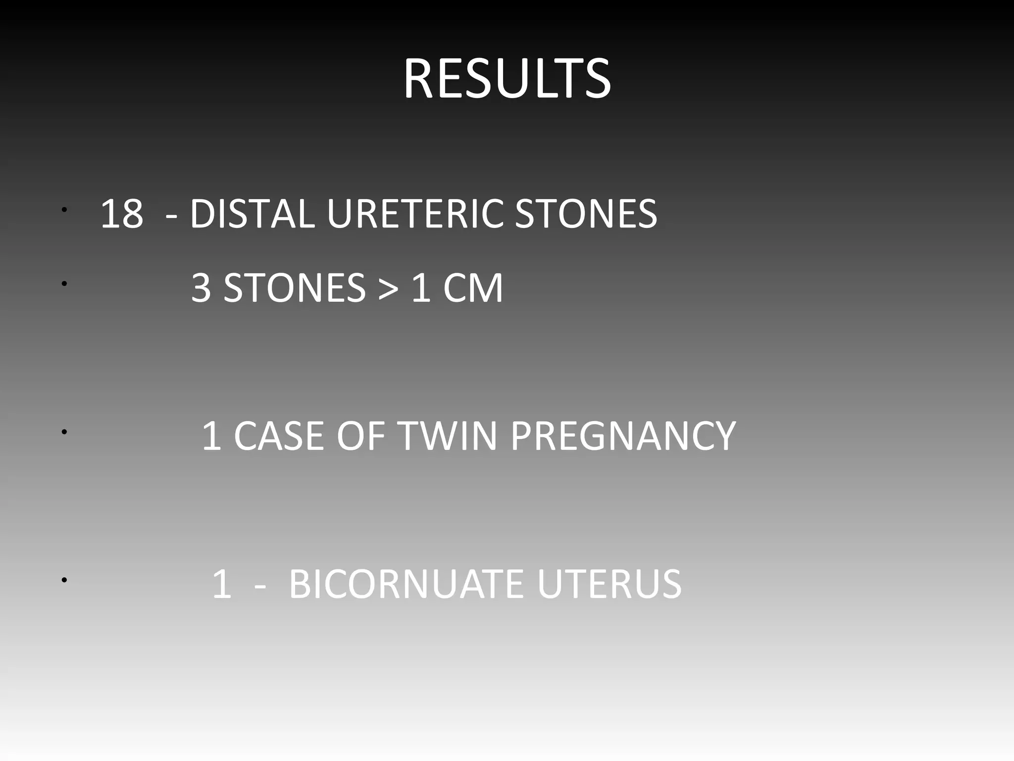Management of ureteric stones during pregnancy | ODP