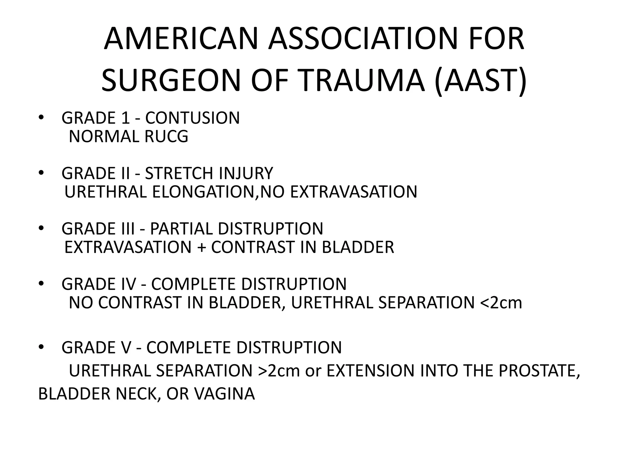 Management of urethral injury | PPTX